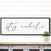 Stay Awhile Sign Modern Farmhouse Sign for the Home - Etsy