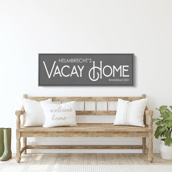 Vacation Home Sign - Etsy