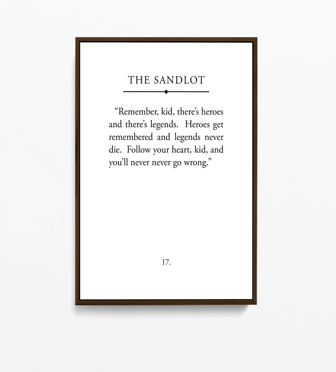 Boys Room Signs | Sandlot Quote Sign | Custom Book Page Sign | Boys ...