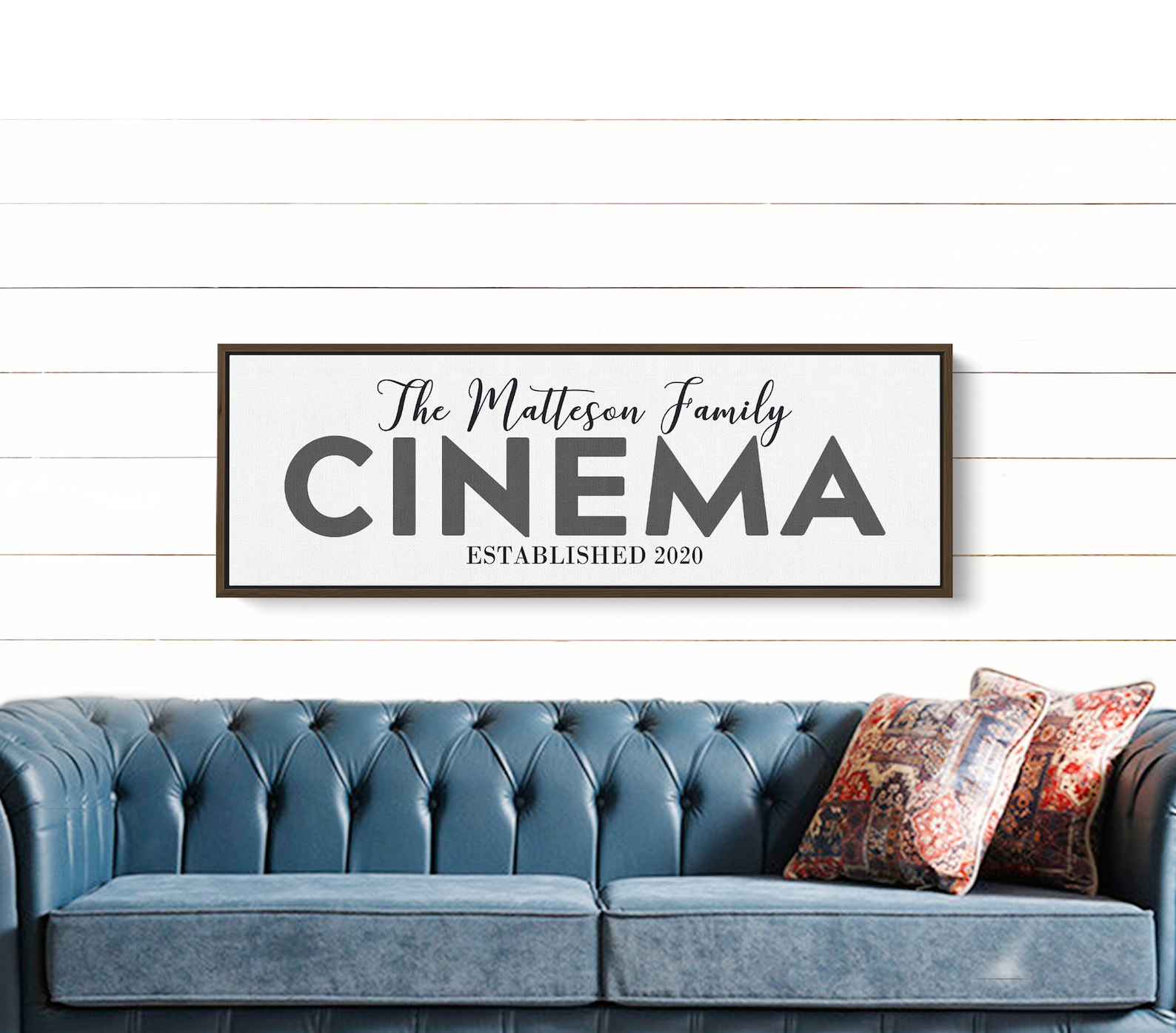 Theater Room Sign Custom Cinema Sign Personalized Theater - Etsy