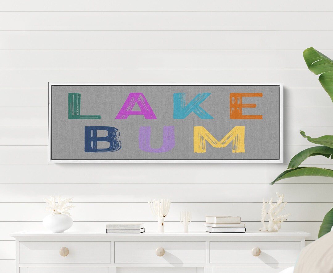 Lake Bum Sign | Lake Wall Decor | Lake Nursery Decor | Lake Wall Art ...