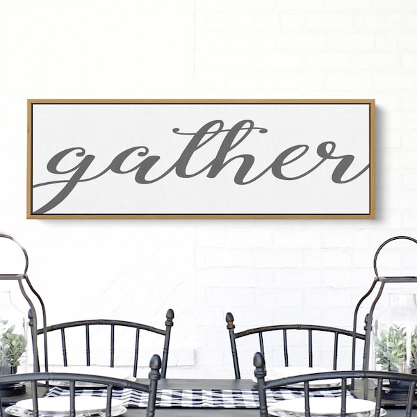 Large Gather Sign - Etsy