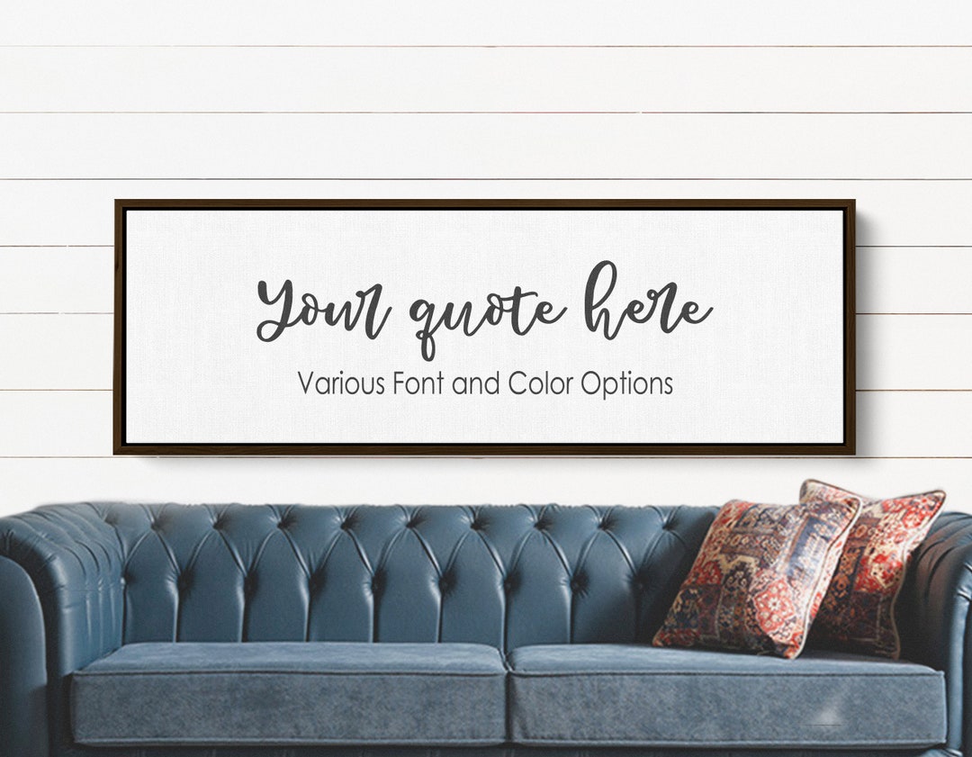 Custom Canvas Sign | Personal Quote Sign | Custom Quote Home | Living ...