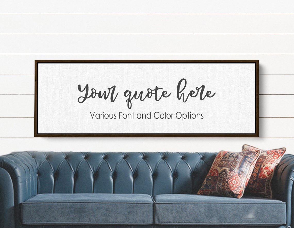 Custom Canvas Sign Personal Quote Sign Custom Quote Home - Etsy