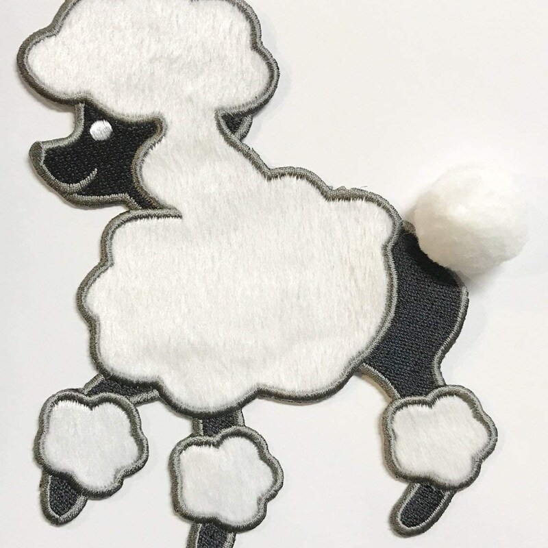 Poodle Applique - Etsy