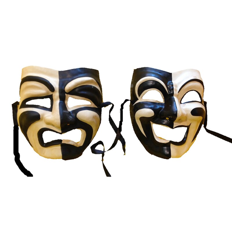 Comedy Tragedy Masks - Etsy