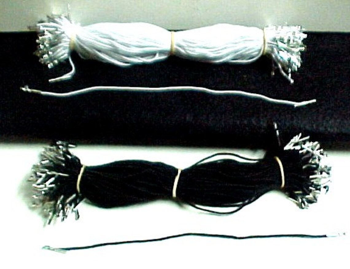 Elastic Fasteners With Metal Barbs at Each End for DIY Mask Makers ...