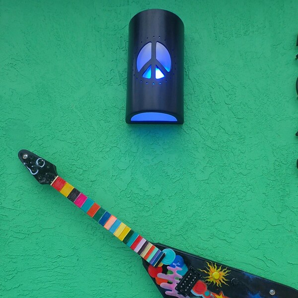 Lighted Peace Sign - Etsy