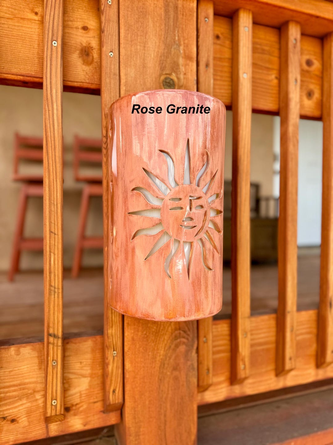 Sun Face Exterior Wall Sconce Lighting and Decor Sun Face Outdoor Patio ...