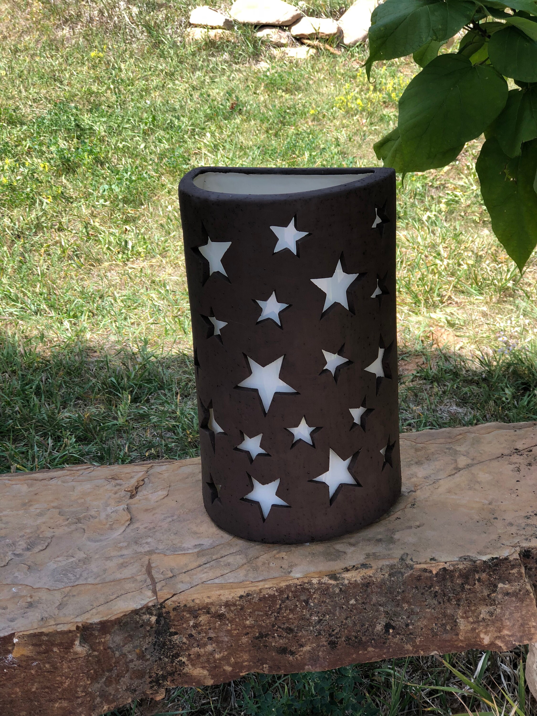 Celestial Stars Outdoor Wall Sconce Ceramic Wall Lights | Etsy