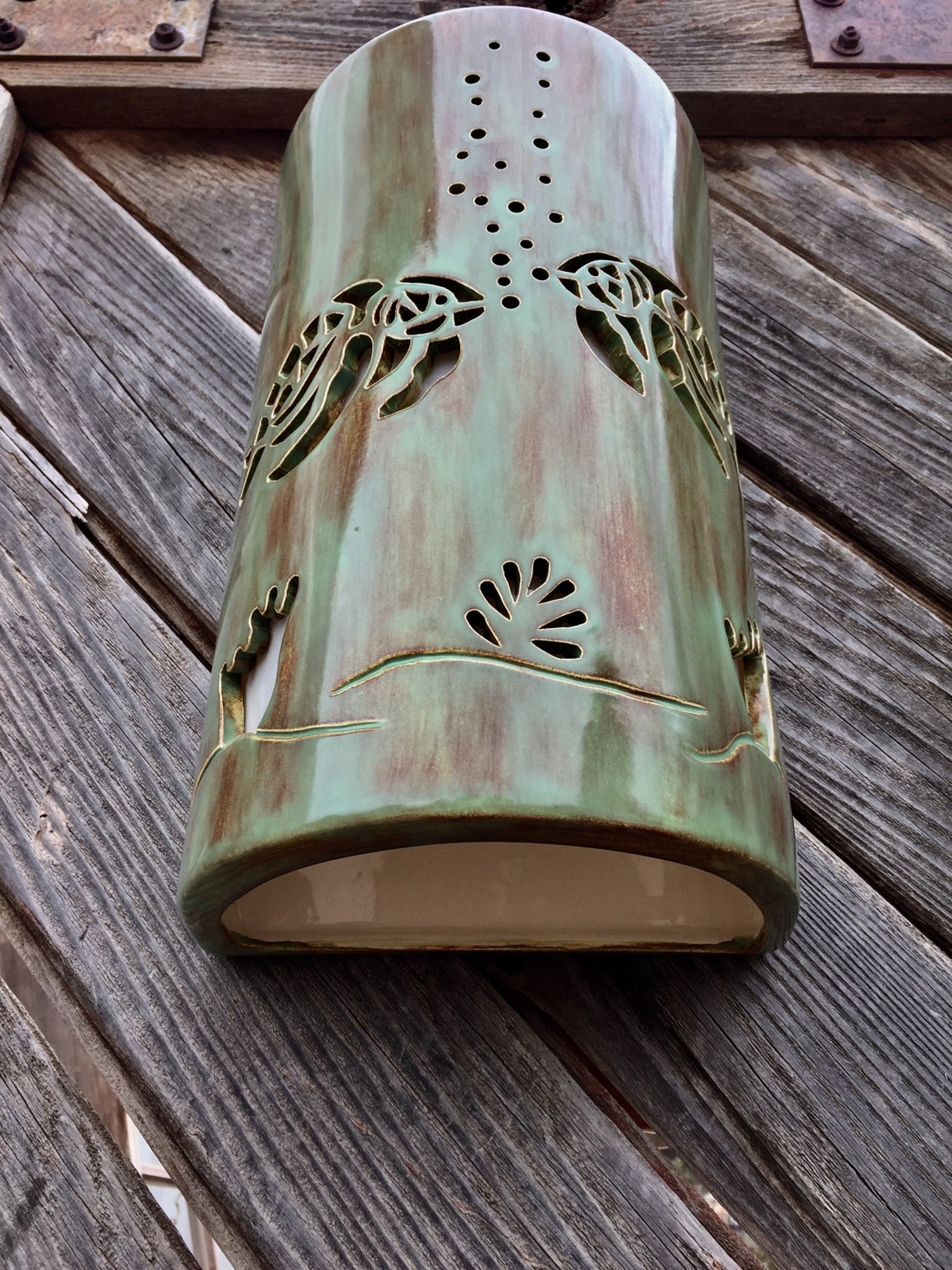 Sea Turtles Kissing Outdoor Wall Sconce Exterior Nautical Lighting ...