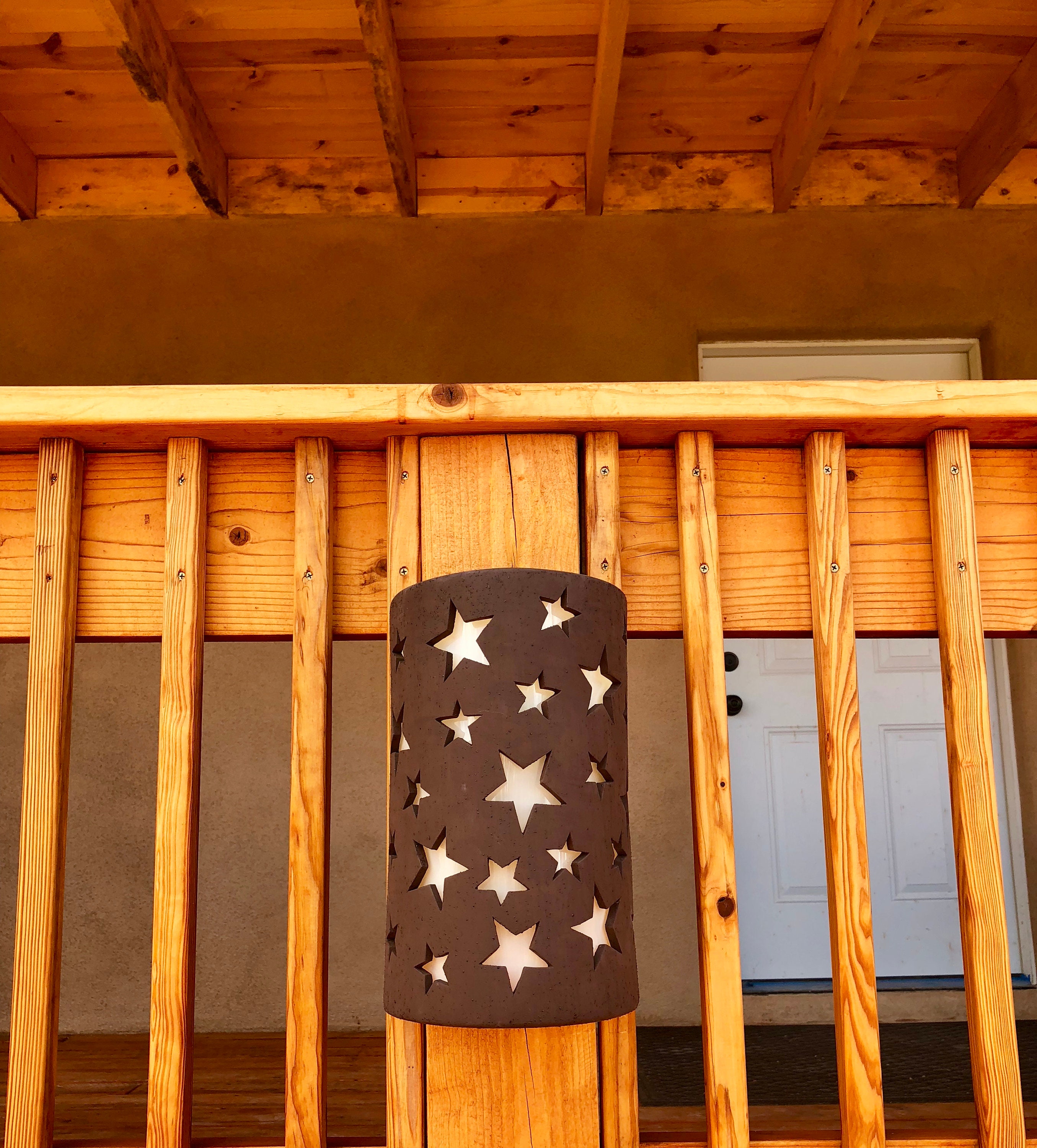 Celestial Stars Outdoor Wall Sconce Ceramic Wall Lights | Etsy