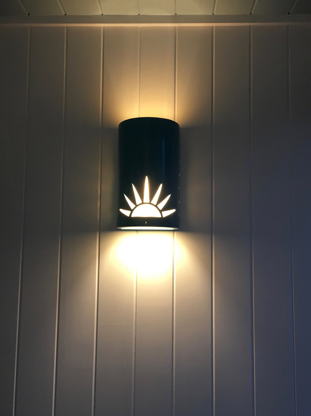 Sun Rise Ceramic Wall Sconce - Coastal Lighting - Seashore Beach House ...