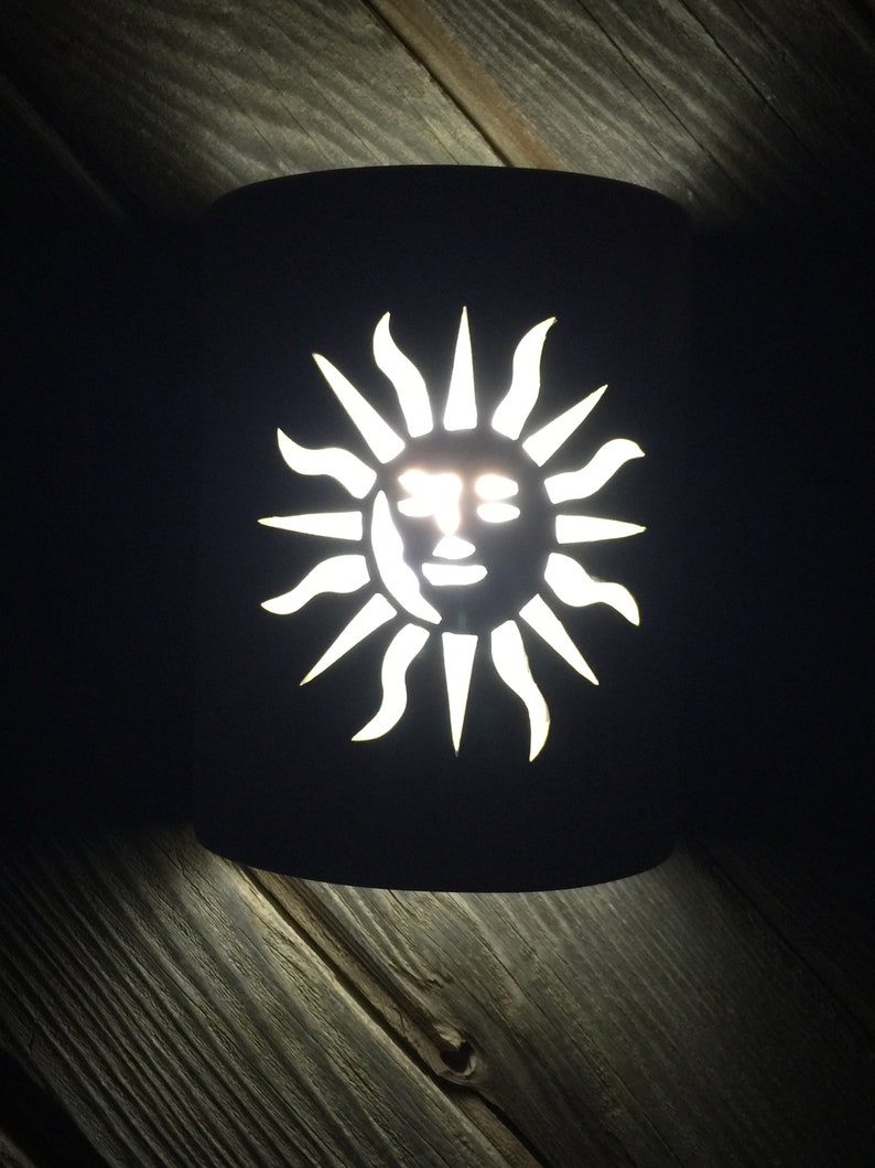 Sun Face Exterior Wall Sconce Lighting and Decor Sun Face - Etsy