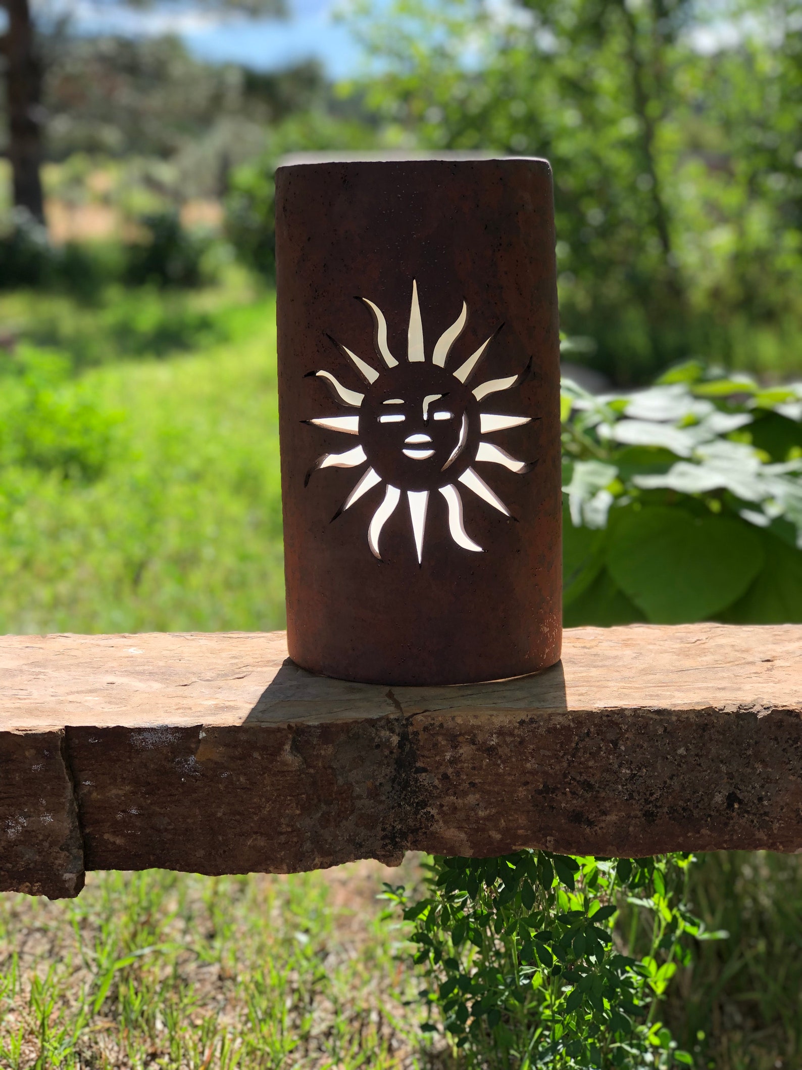 Sun Face Exterior Wall Sconce Lighting and Decor Sun Face - Etsy