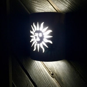 Sun Face Exterior Wall Sconce Lighting and Decor Sun Face - Etsy