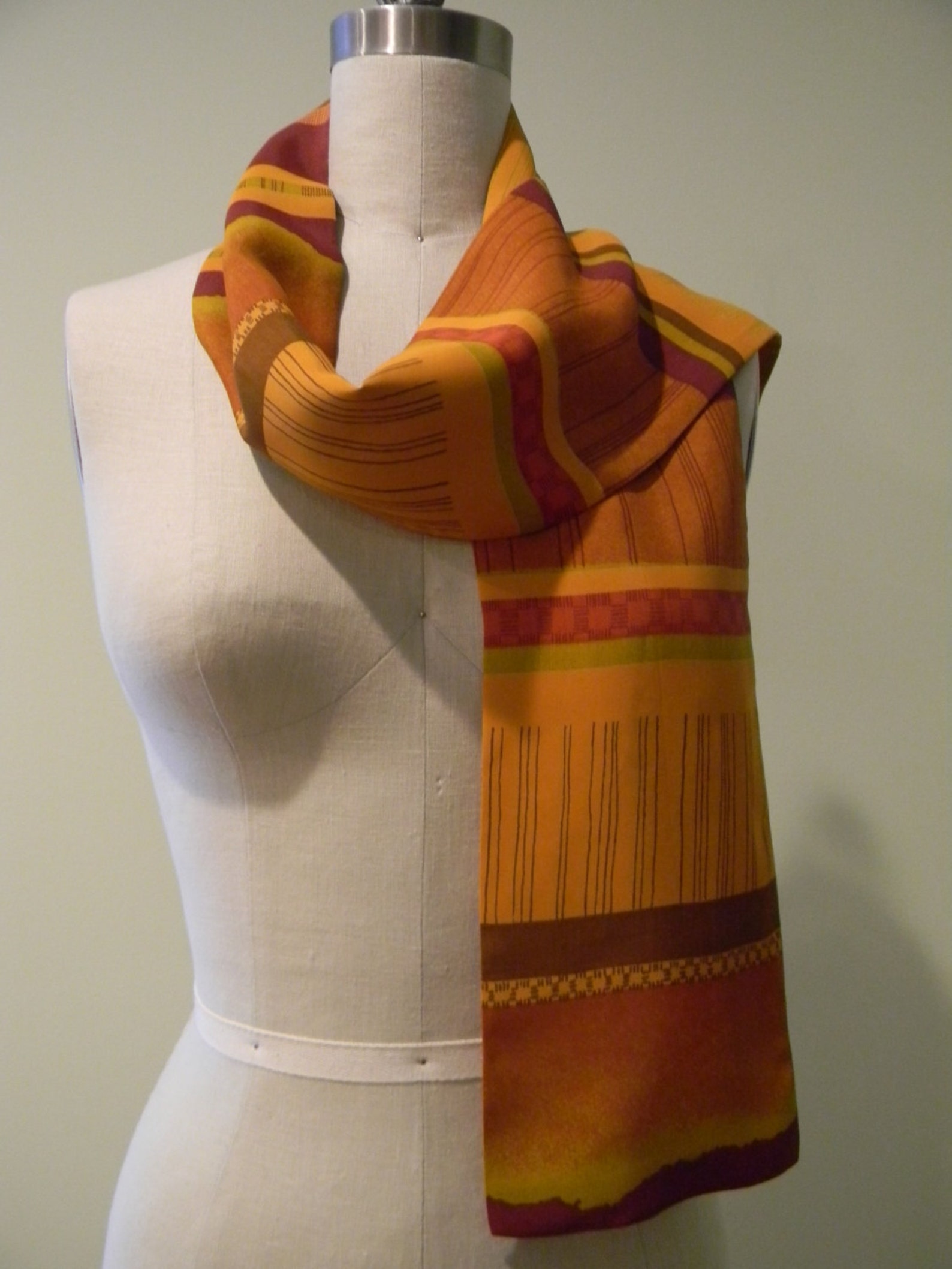 Autumn Color Scarf - Etsy