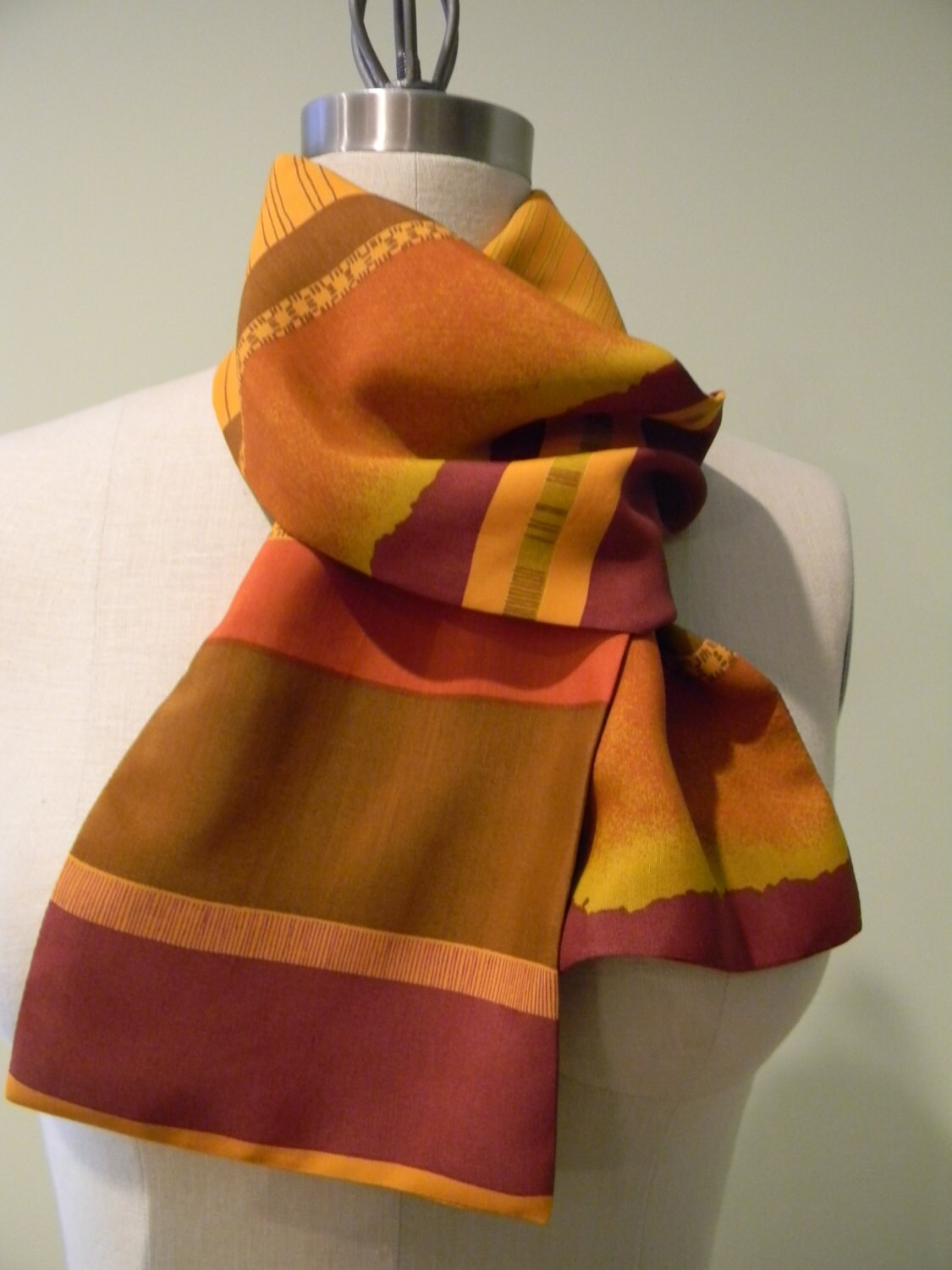 Autumn Color Scarf - Etsy