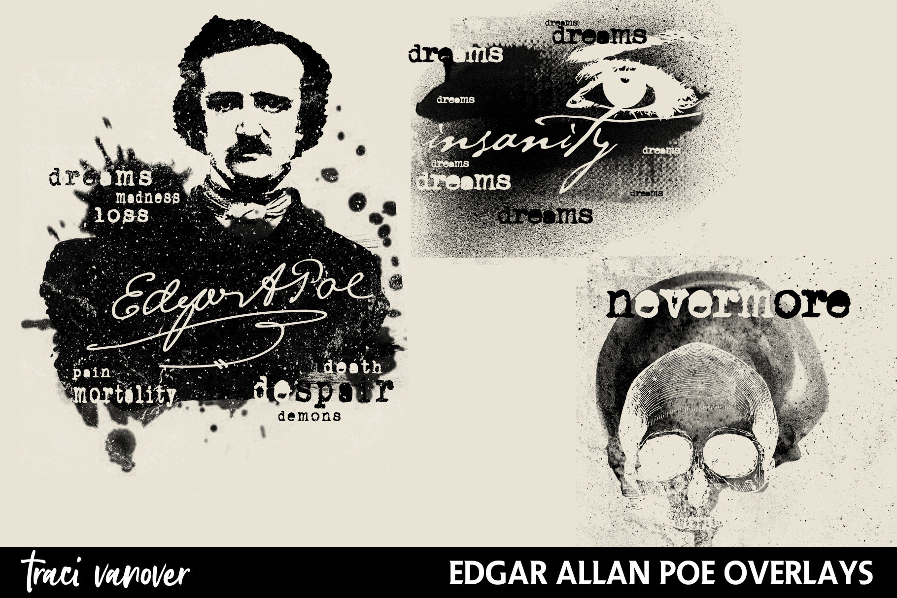 Edgar Allan Poe Clipart