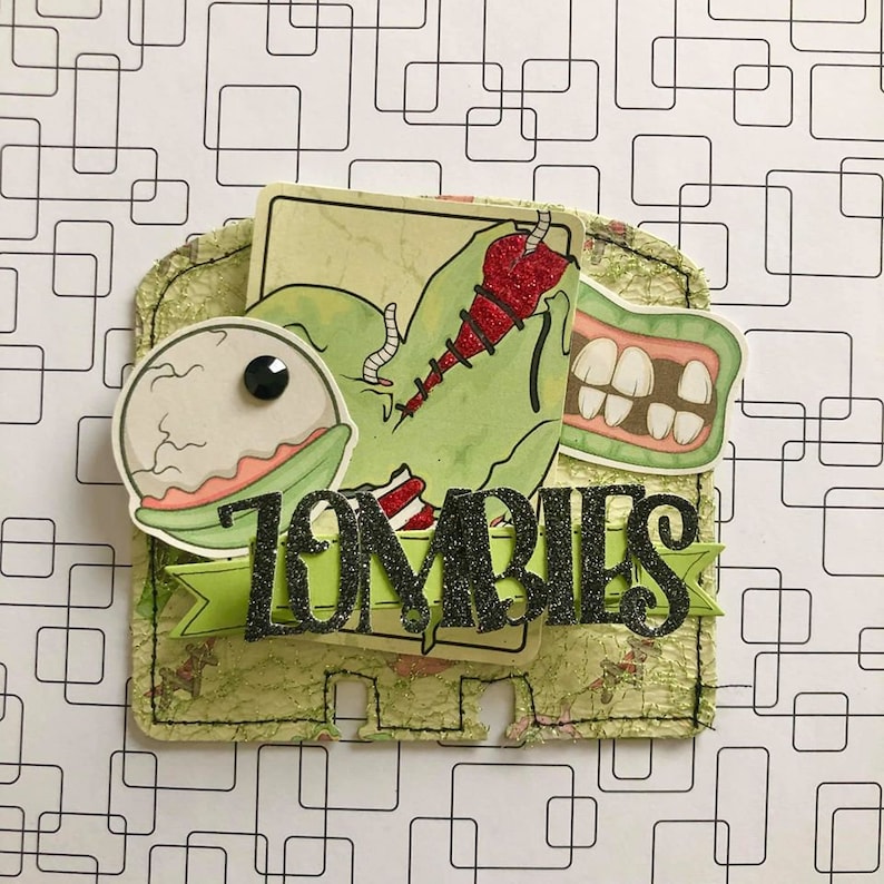 Digital Printable Halloween Papers ZOMBIES Kid Friendly - Etsy