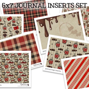 Junk Journal Printable Hot Cocoa Christmas Journal Page Insert ...