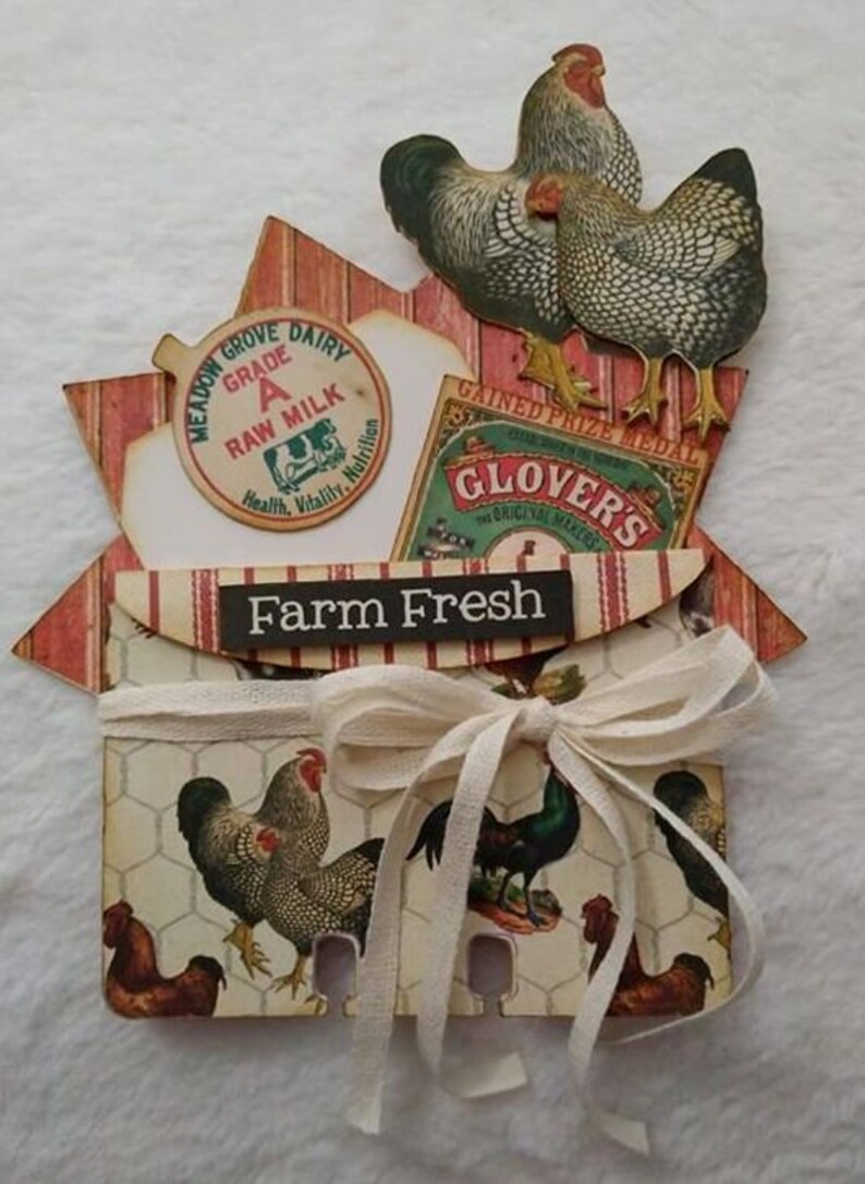 Printable DEX Cards With Ephemera Chickens Dex Card Dex - Etsy