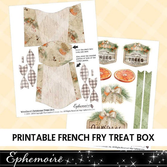 Printable Christmas CRAFT KIT Gift Printable White | Etsy