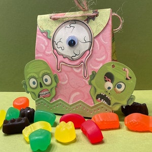 Printable Treat Bag ZOMBIES Favor Candy Bag Party Treat Bag ZOMBIE ...