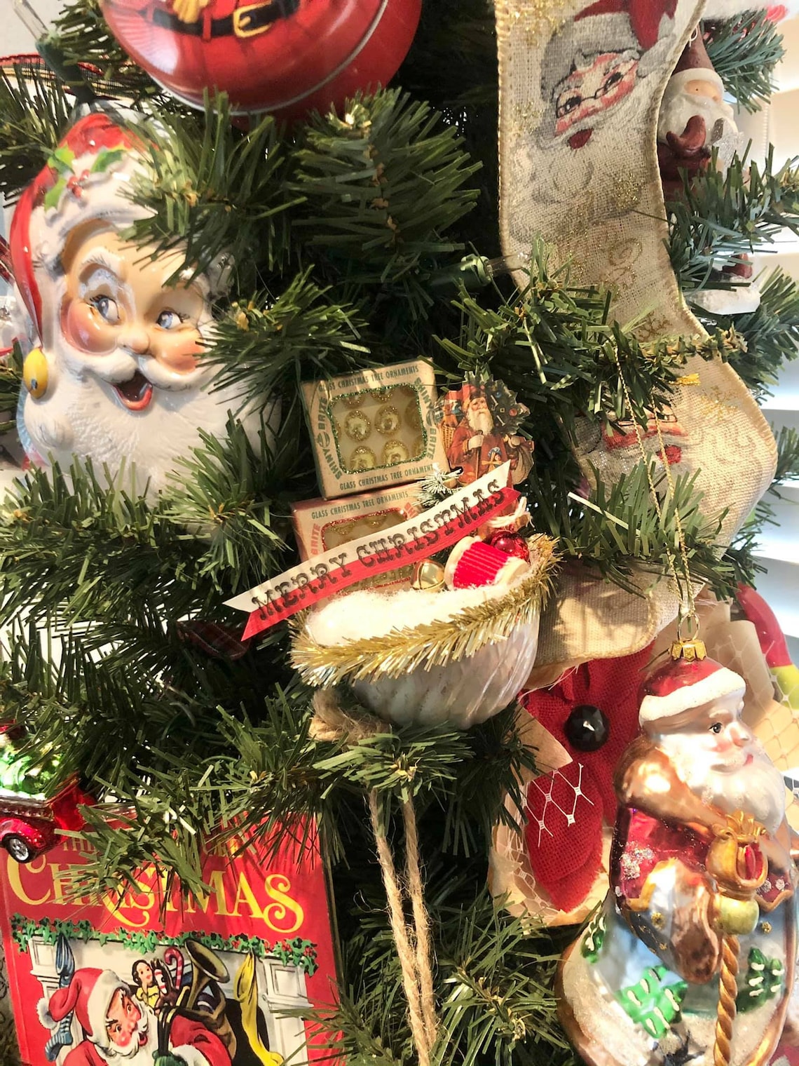 Vintage Mini Shiny Brite ORNAMENT BOXES Printable Instant - Etsy