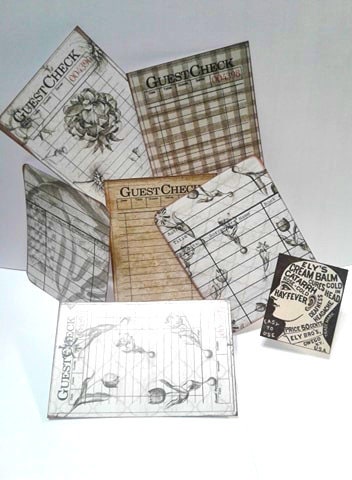 Junk Journal Printable LINED LIBRARY CARDS Printable Guest - Etsy