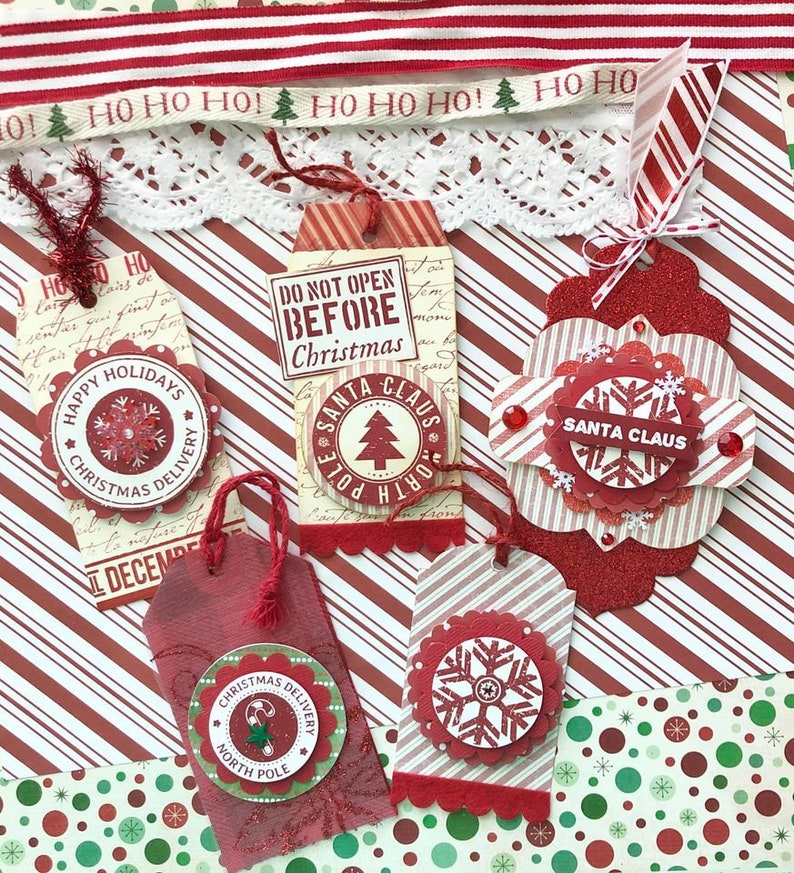 Printable TAG Craft Kit Printable Christmas Tags North | Etsy