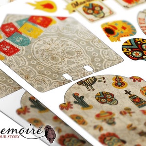 Printable DEX Cards With Ephemera - Day of the Dead - Dex Card ...