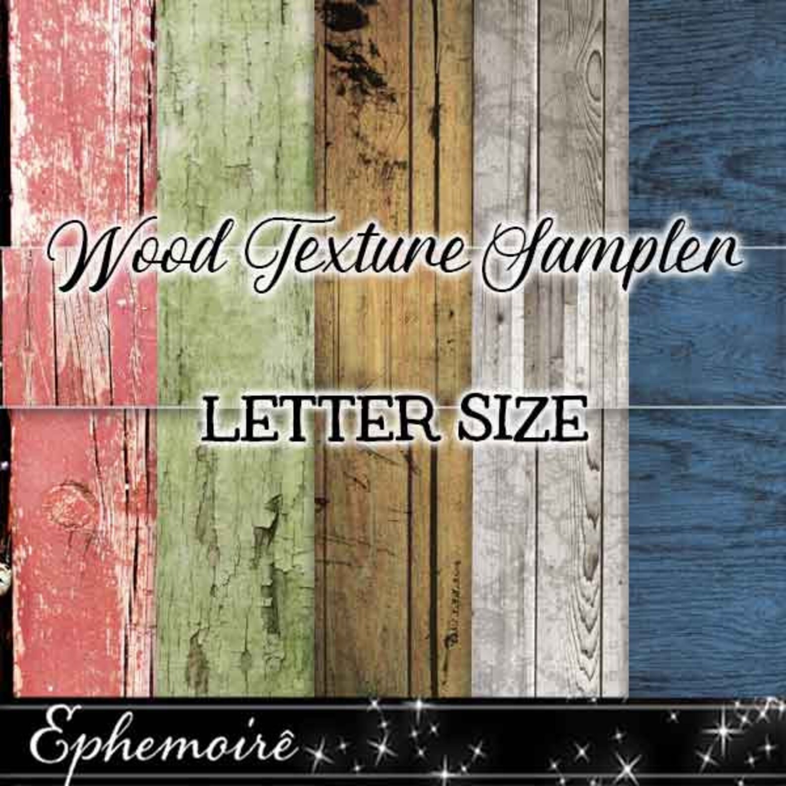 Digital Printable Paper WOOD Texture Sampler Journal | Etsy