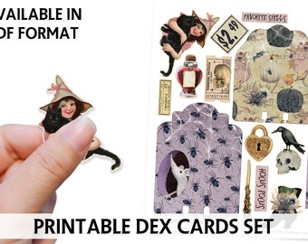 Digital Printable Dex Cards Printable Crafts Collage Sheet Printable ...