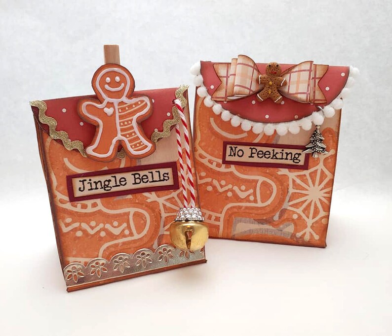 Printable Christmas Treat Bag GINGERBREAD MEN Printable | Etsy