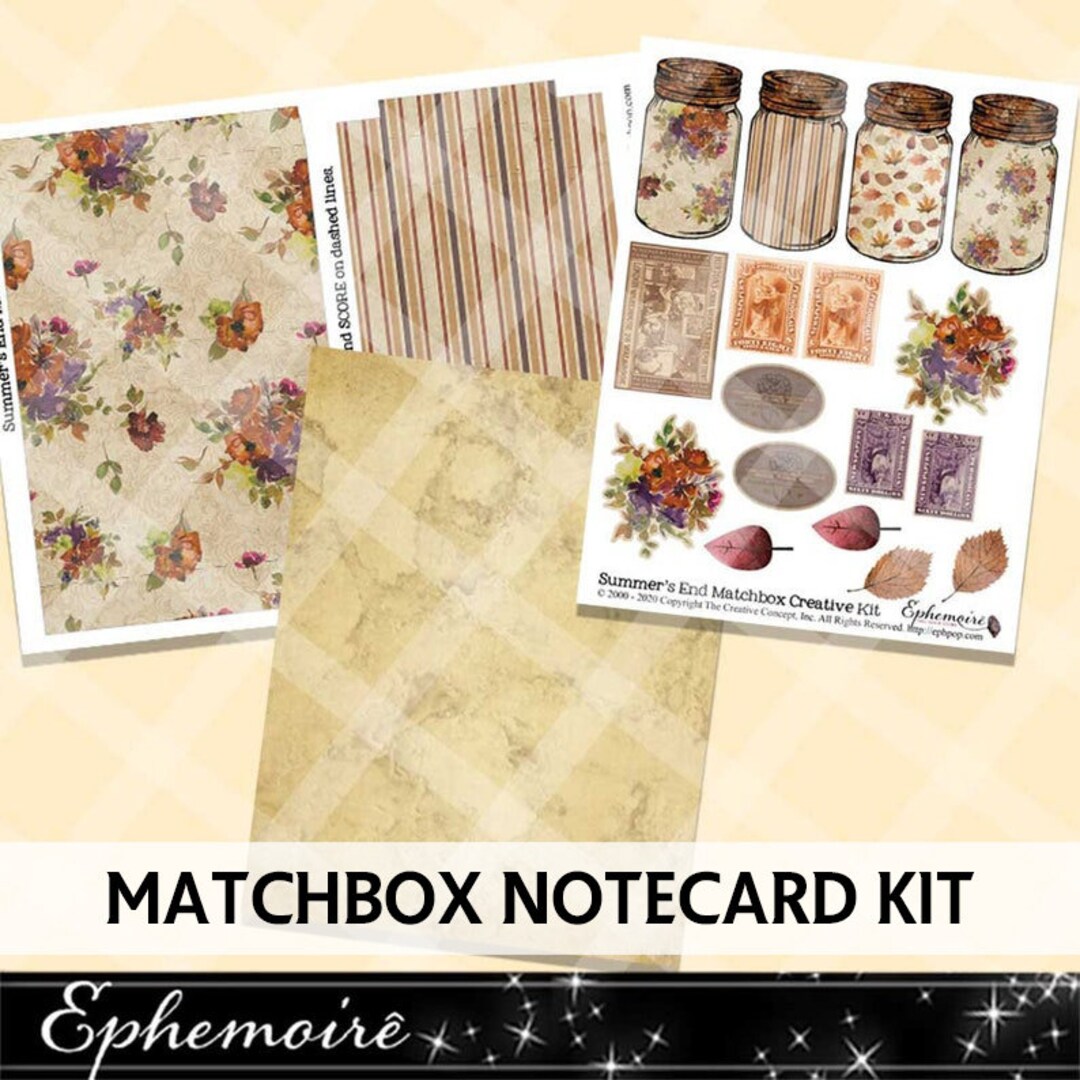 Printable Crafts FALL LEAVES Printable Fall Journal Printable MATCHBOX ...