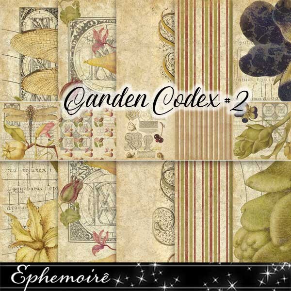 Digital Printable Paper Botanical Calligraphy Digital - Etsy