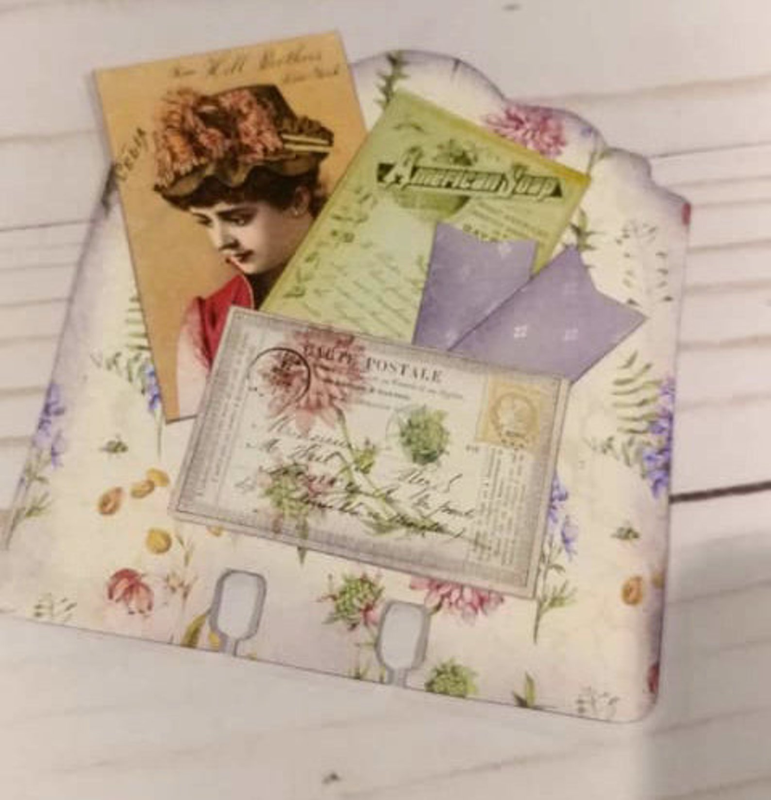 Printable DEX Cards With Ephemera Spring Floral Dex Dex | Etsy