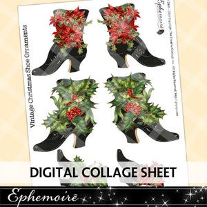 Junk Journal Printable Digital Printable Vintage Shoe Tags Printable ...