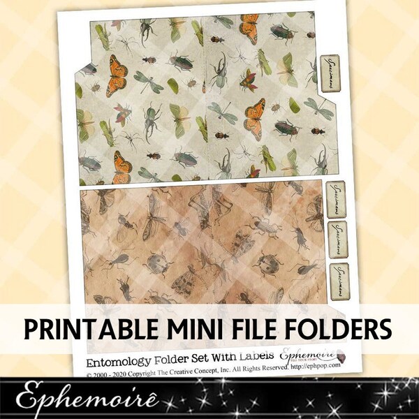 Printable File Folders - Etsy