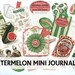 Printable WATERMELON Mini Journal Vintage Summer Theme Journal Mini ...