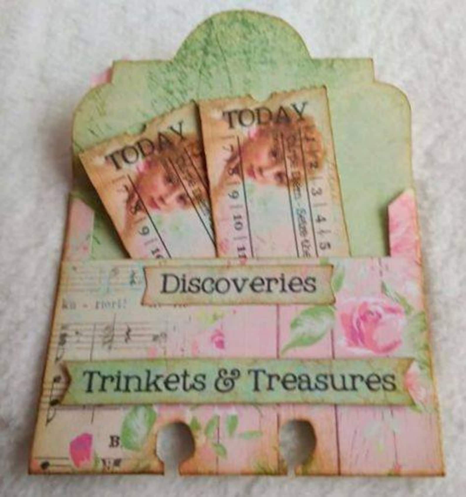 Printable DEX Cards With Ephemera - Shabby Chic Dex - Pink Shabby Roses ...