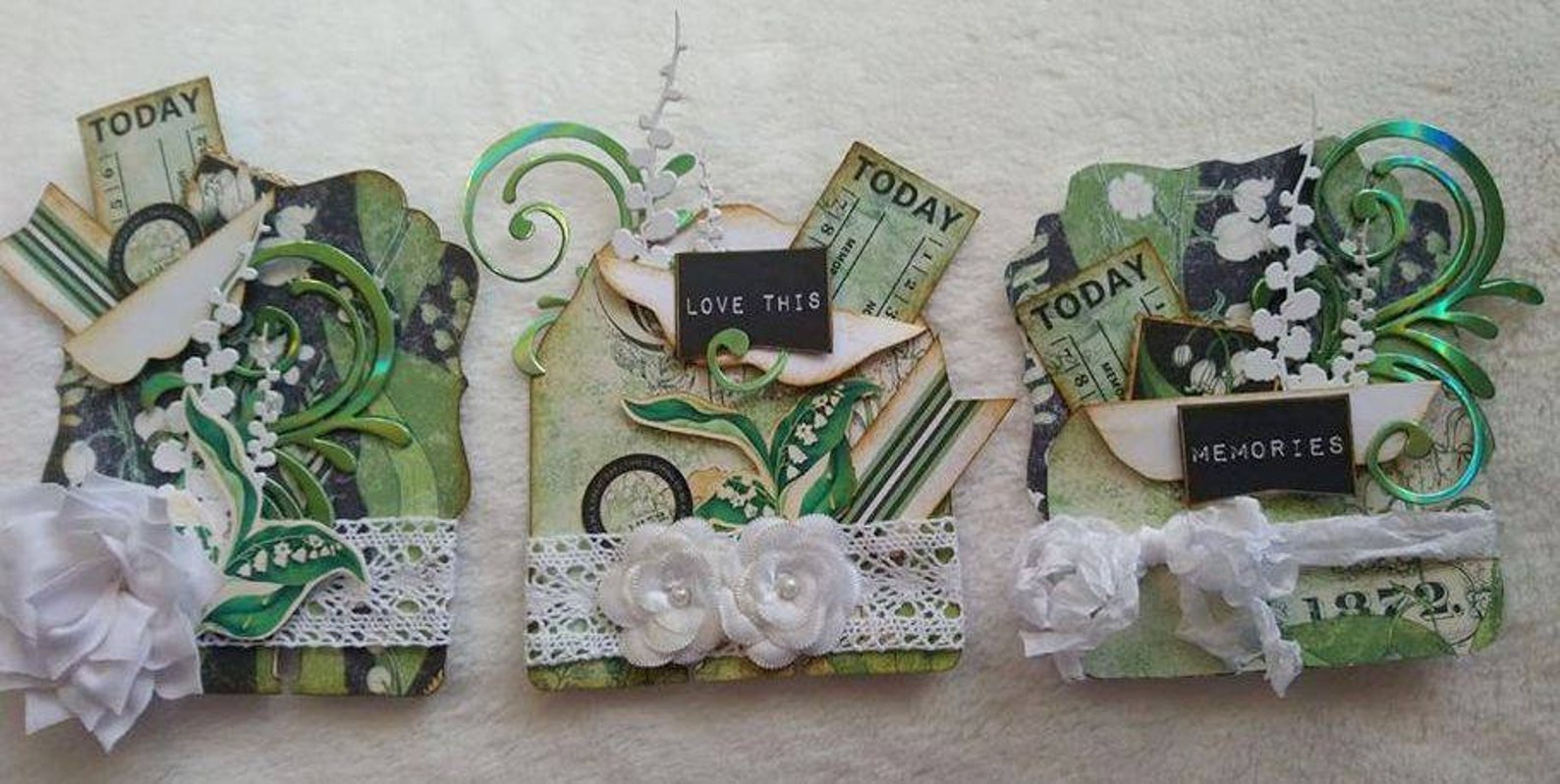 Printable DEX Cards With Ephemera Lily of the Valley Dex | Etsy