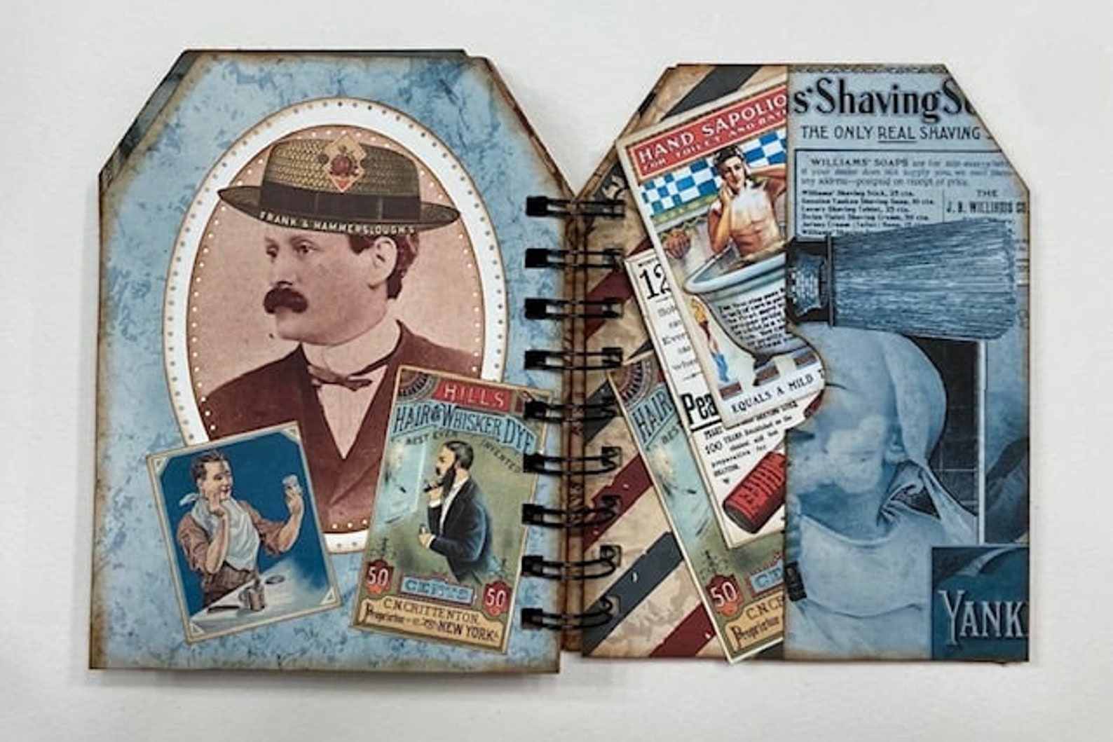 Digital Printable Papers BARBER Digital Scrapbooking | Etsy