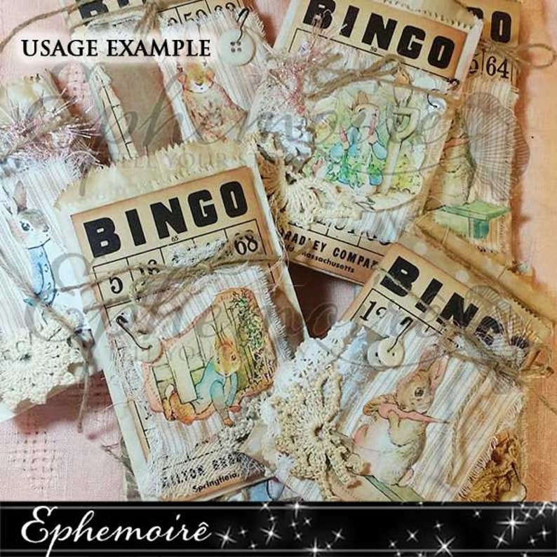 Junk Journal Printable PETER RABBIT CLIPART Fussy Cut - Etsy