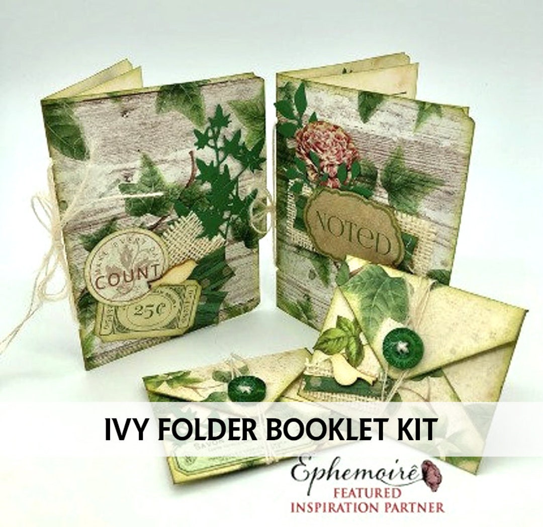 Printable FOLDER BOOKLET KIT - English Ivy - File Folder Booklet - Mini ...