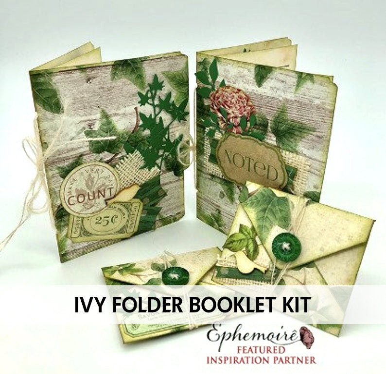 Printable FOLDER BOOKLET KIT English Ivy File Folder | Etsy