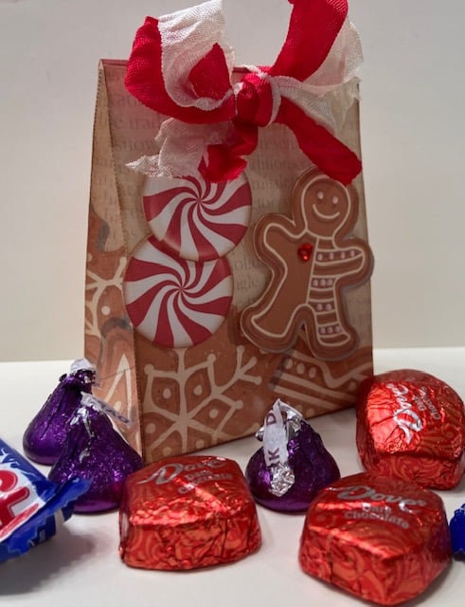 Printable Christmas Treat Bag GINGERBREAD MEN Printable - Etsy