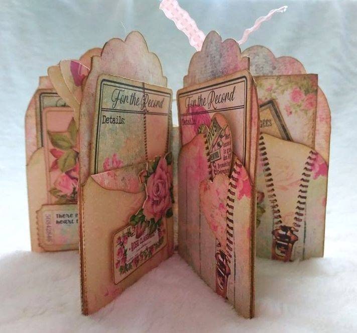 Junk Journal Printable Loaded Tag Folio Kit Floral Tag | Etsy