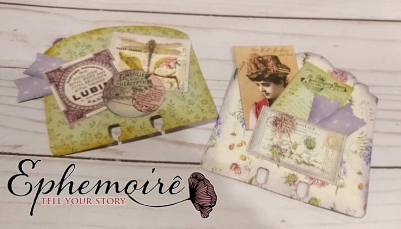 Printable DEX Cards With Ephemera Spring Floral Dex Dex | Etsy